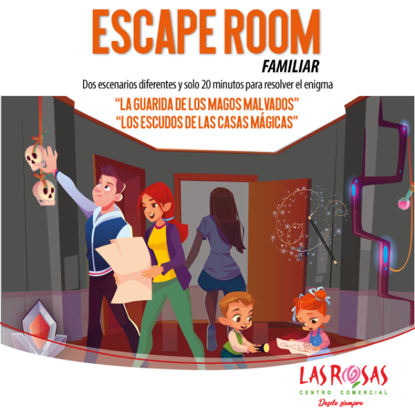 Escape Room familiar - Centro Comercial Las Rosas